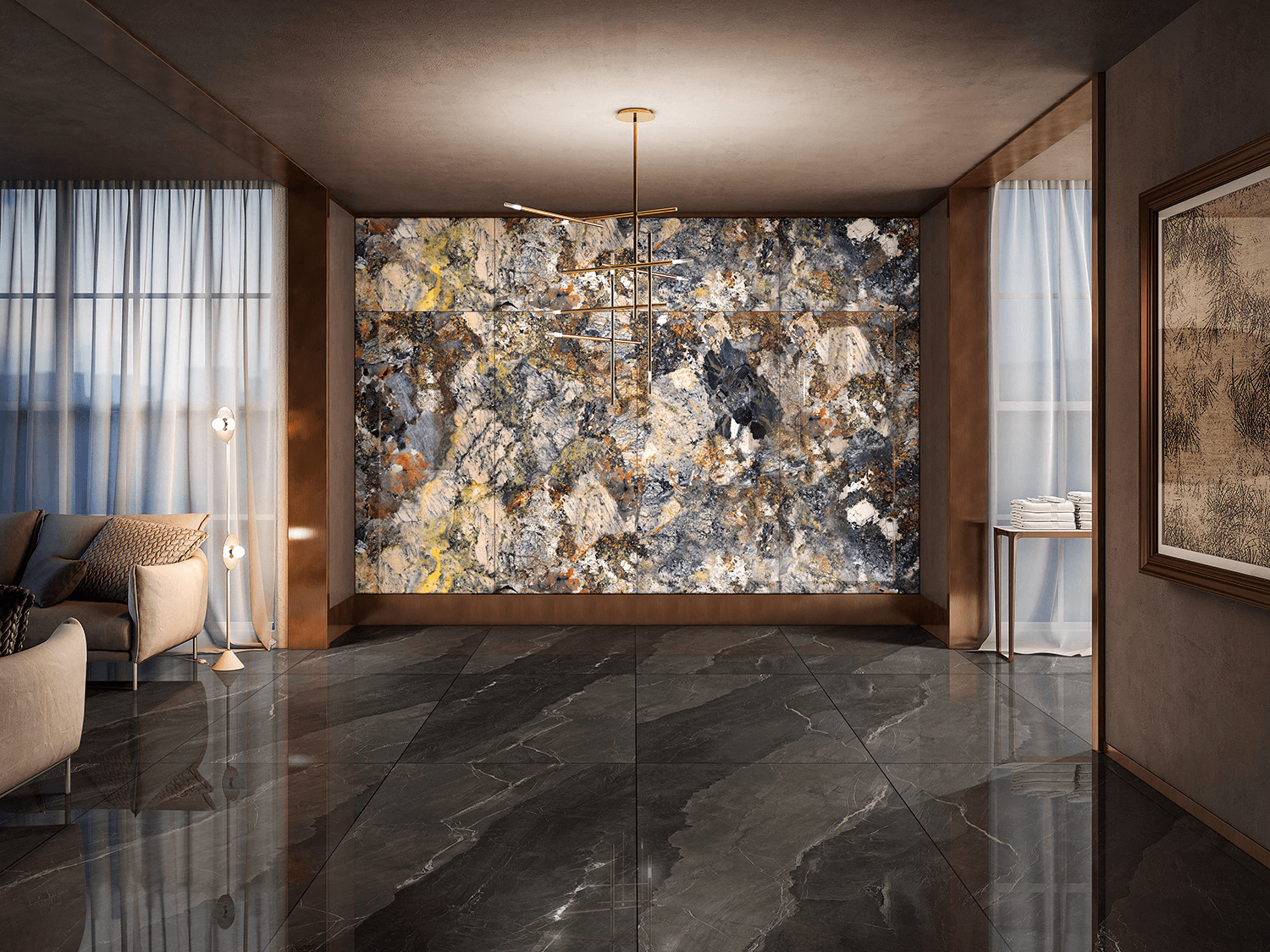 Luxury stone tiles